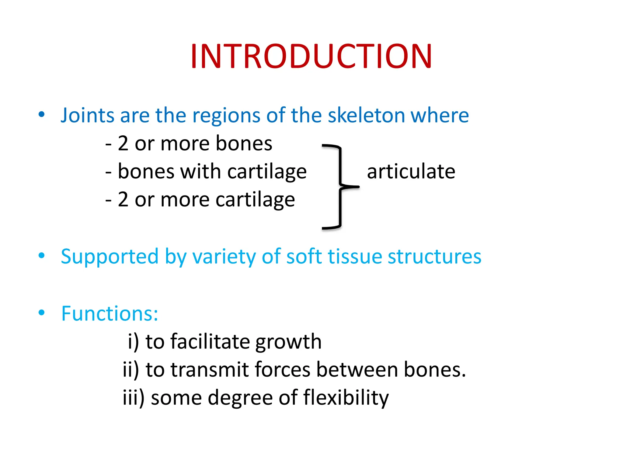 JOINTS ANATOMY .anatomy of joint pptx... | PPTX