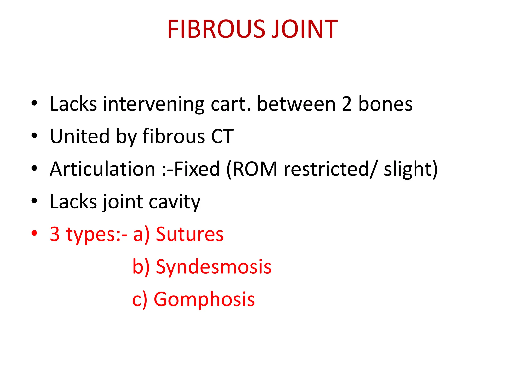 JOINTS ANATOMY .anatomy of joint pptx... | PPTX