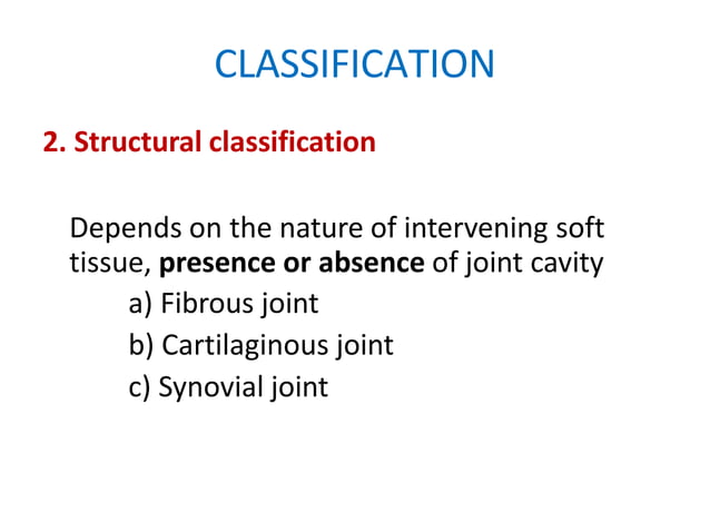 JOINTS ANATOMY .anatomy of joint pptx... | PPT