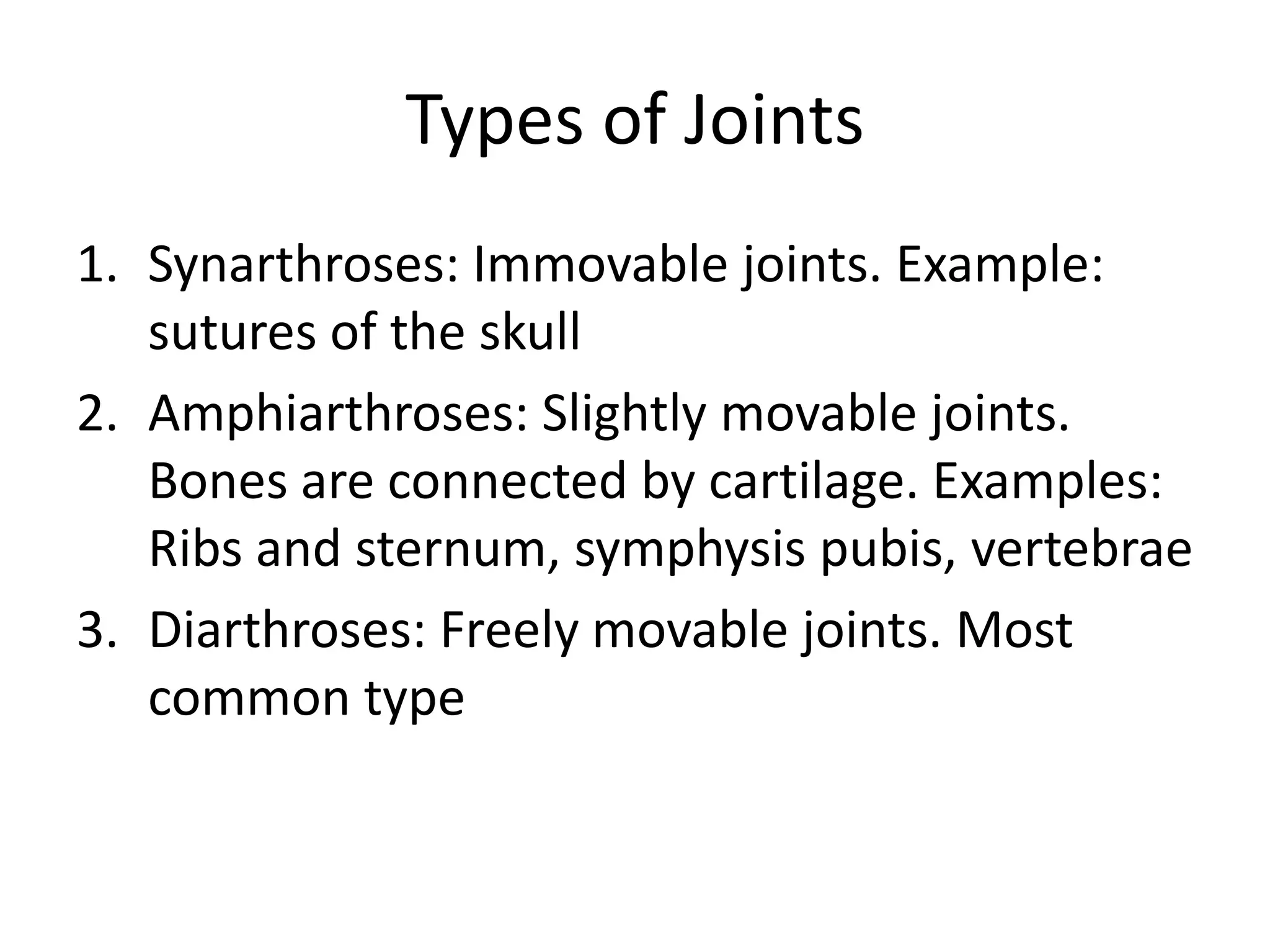 Joints and fractures | PPTX