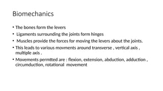 Joints and ligament with various types of joints | PPTX