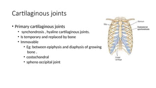 Joints and ligament with various types of joints | PPTX