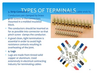 Joints and terminations | PPTX