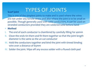 Joints and terminations | PPTX