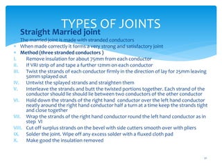 Joints and terminations | PPTX