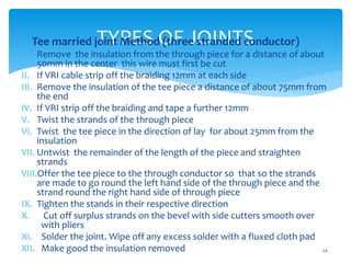 Joints and terminations | PPTX