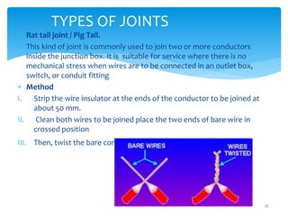 Joints and terminations | PPTX