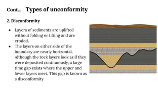 Joints and unconfirmity | PPT