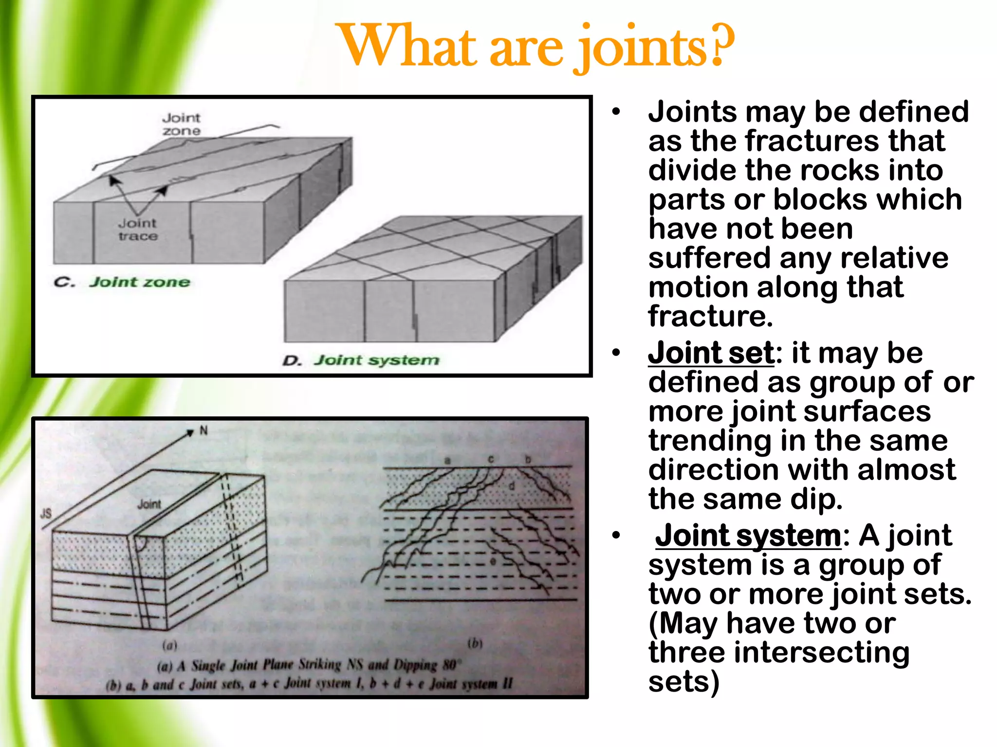Joints and unconformity | PDF