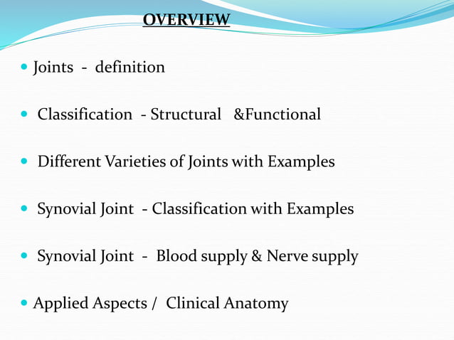 ANATOMY OF SYNOVIAL JOINTS_Synovial .pptt