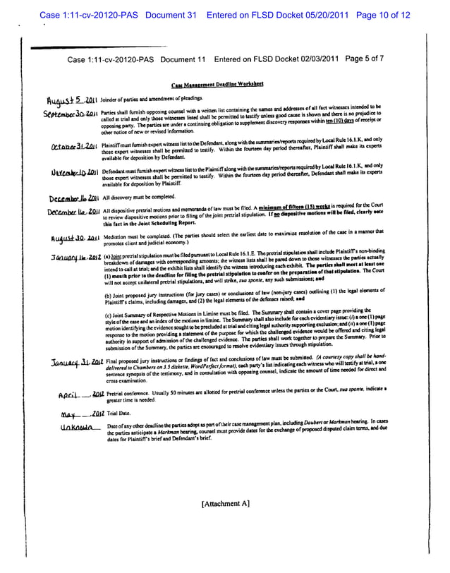 Joint scheduling report | PDF