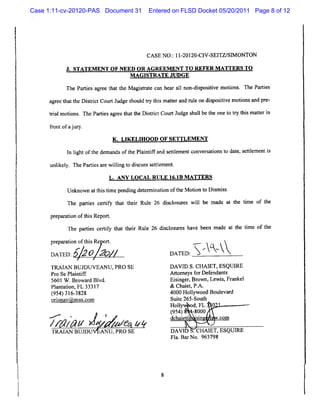 Joint scheduling report | PDF