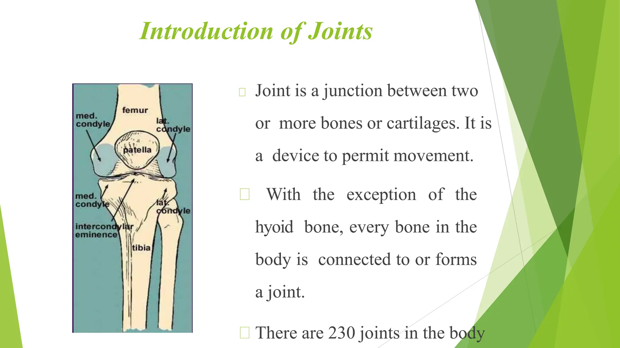 JOINTS CLASSIFICATION AND DISORDERS.pptx
