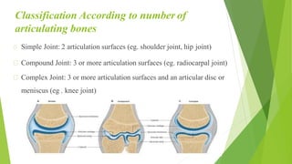 JOINTS CLASSIFICATION AND DISORDERS.pptx