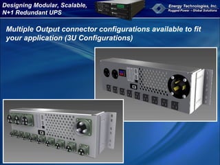 Designing a Modular, Scalable, Redundant, 1U UPS | PPT