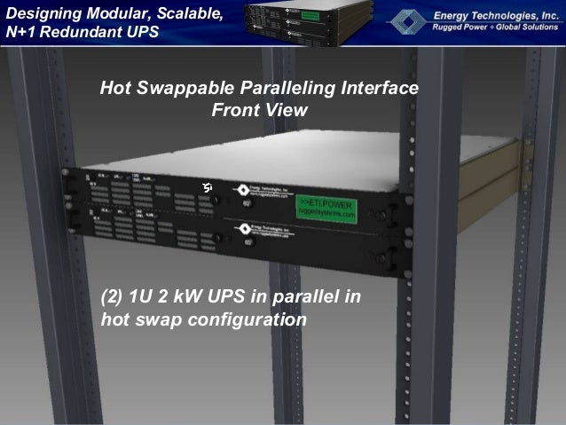 Designing a Modular, Scalable, Redundant, 1U UPS