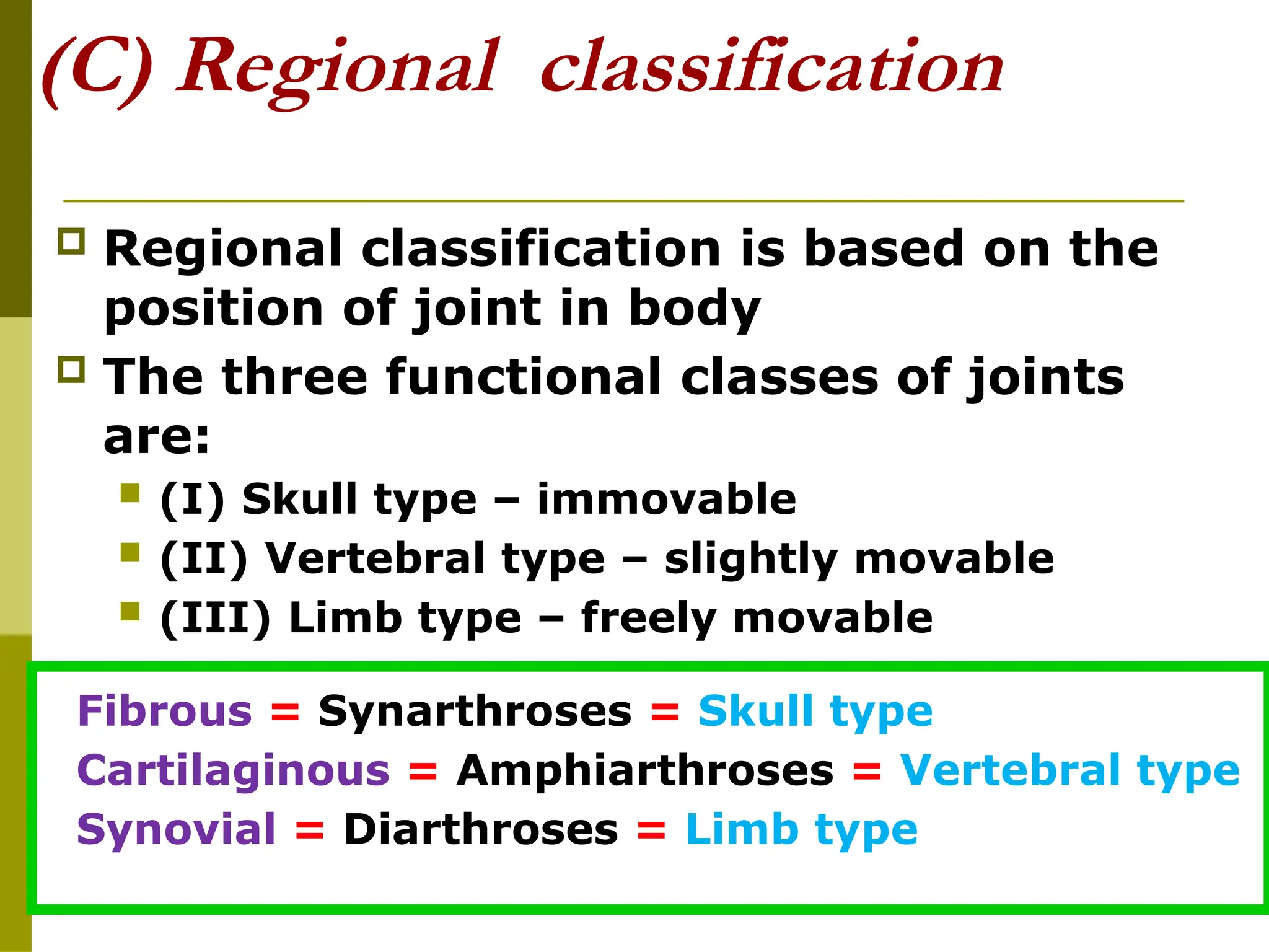 joints general anatomy of human body and | PPTX
