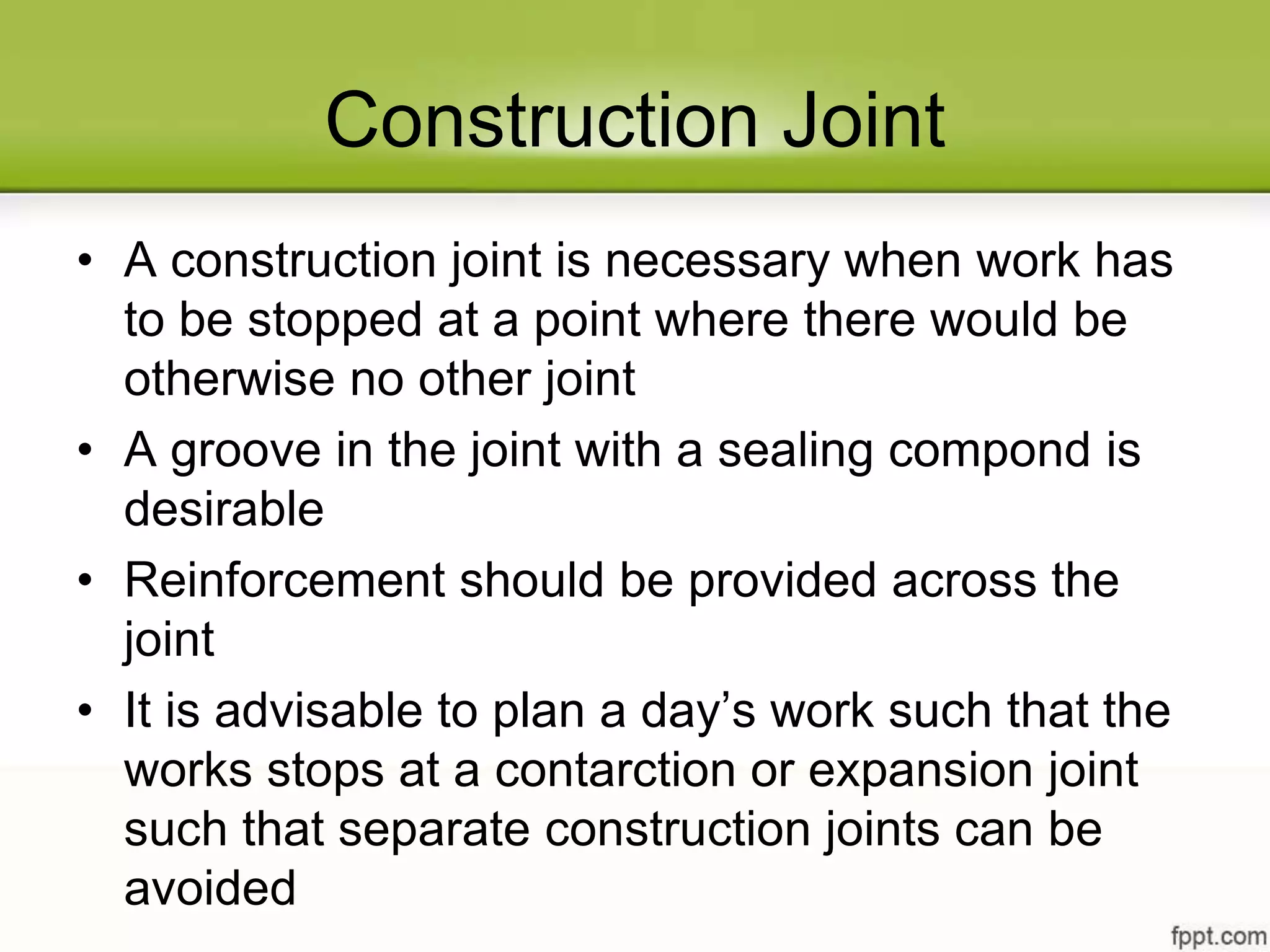 Joints in cc pavements | PPT