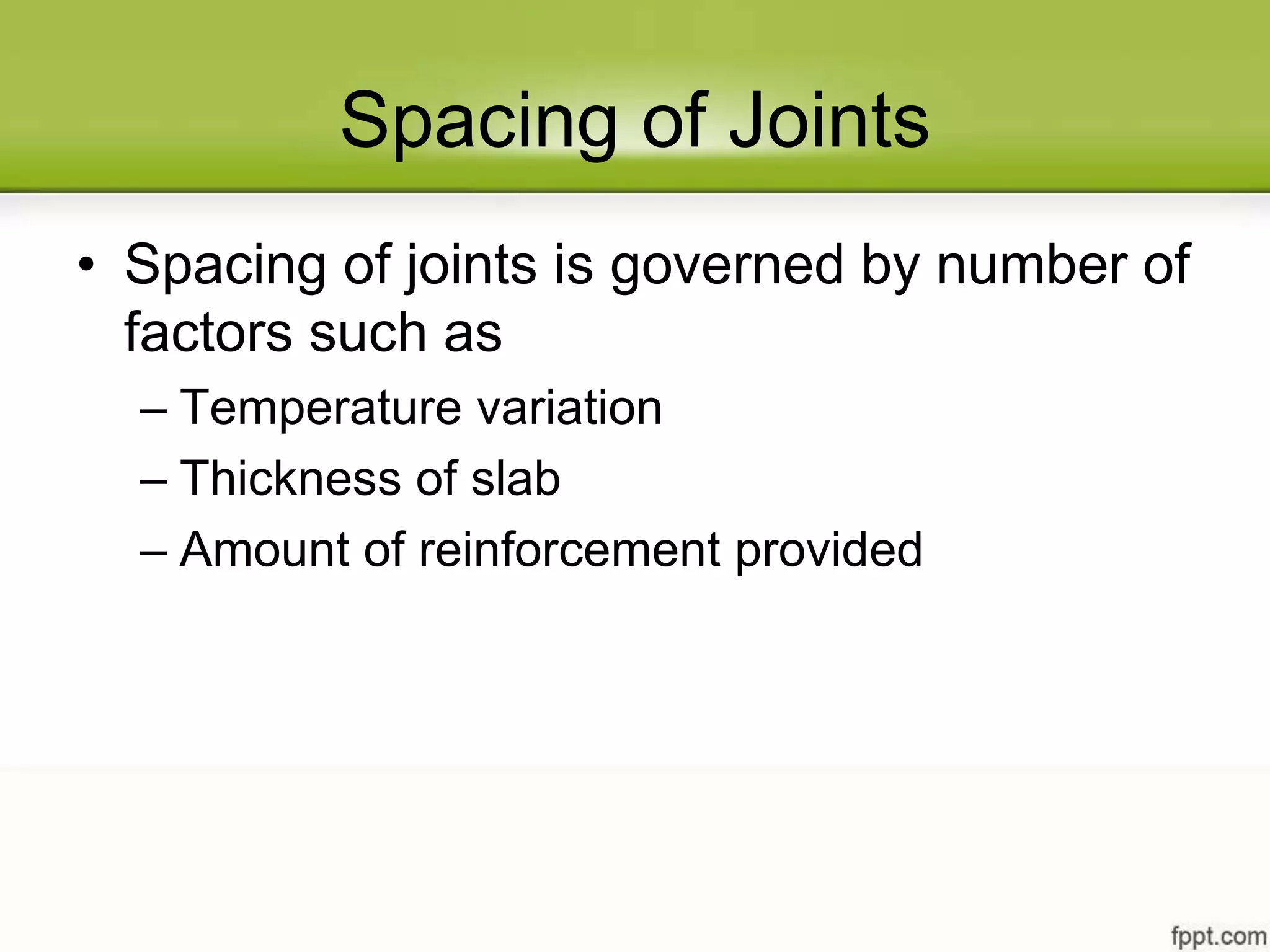 Joints in cc pavements | PPT