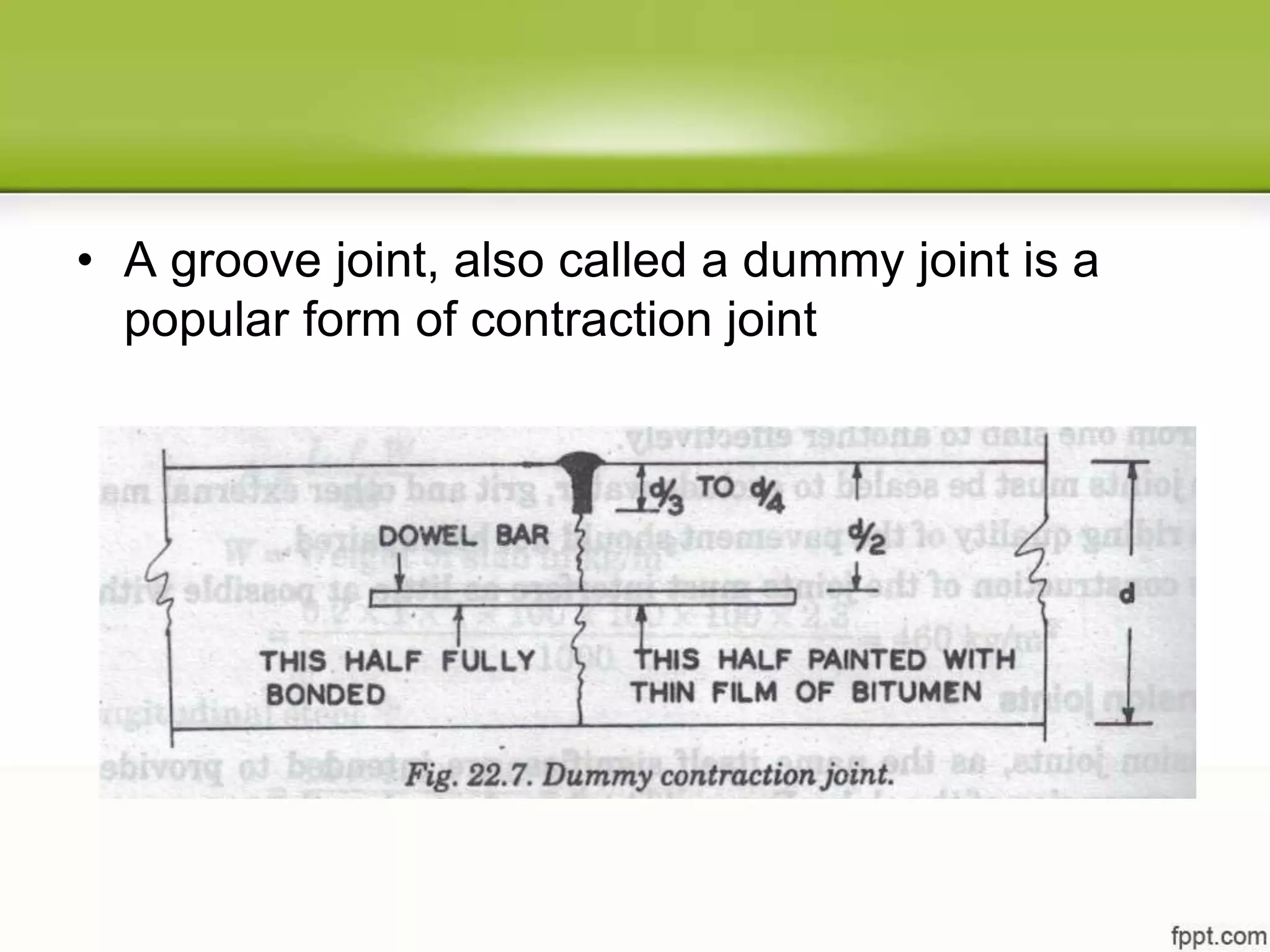 Joints in cc pavements | PPT