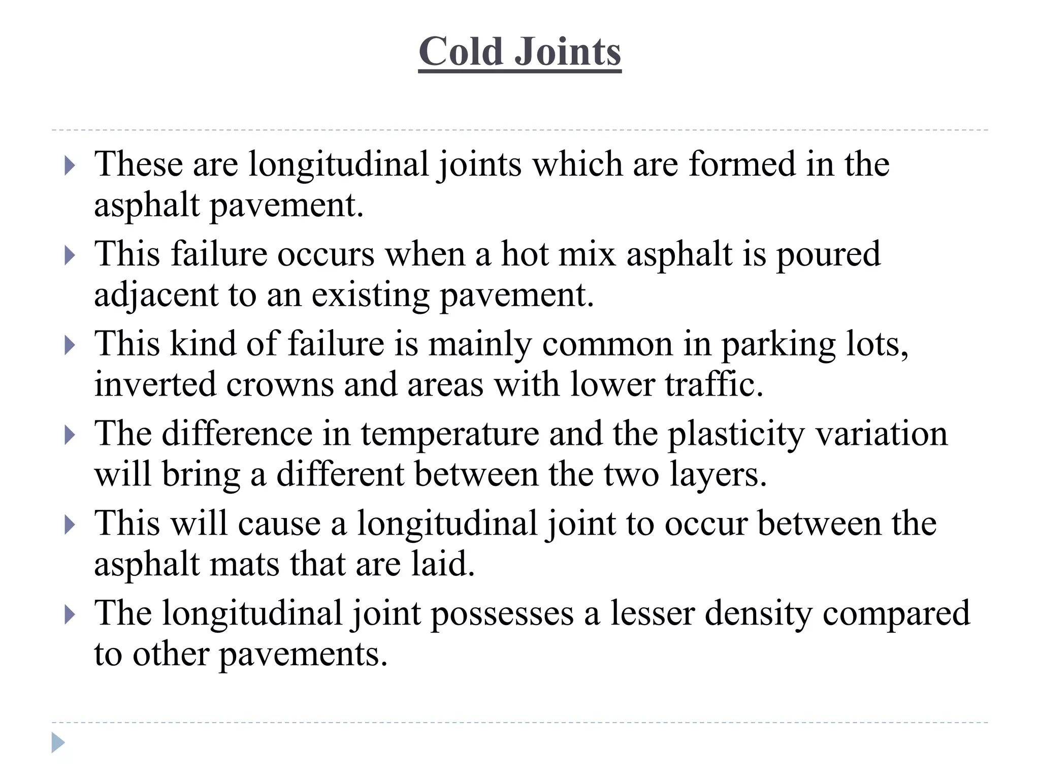Joints in flexible pavements | PPTX