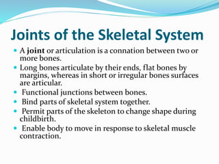 Joints in skeletal system | PPT