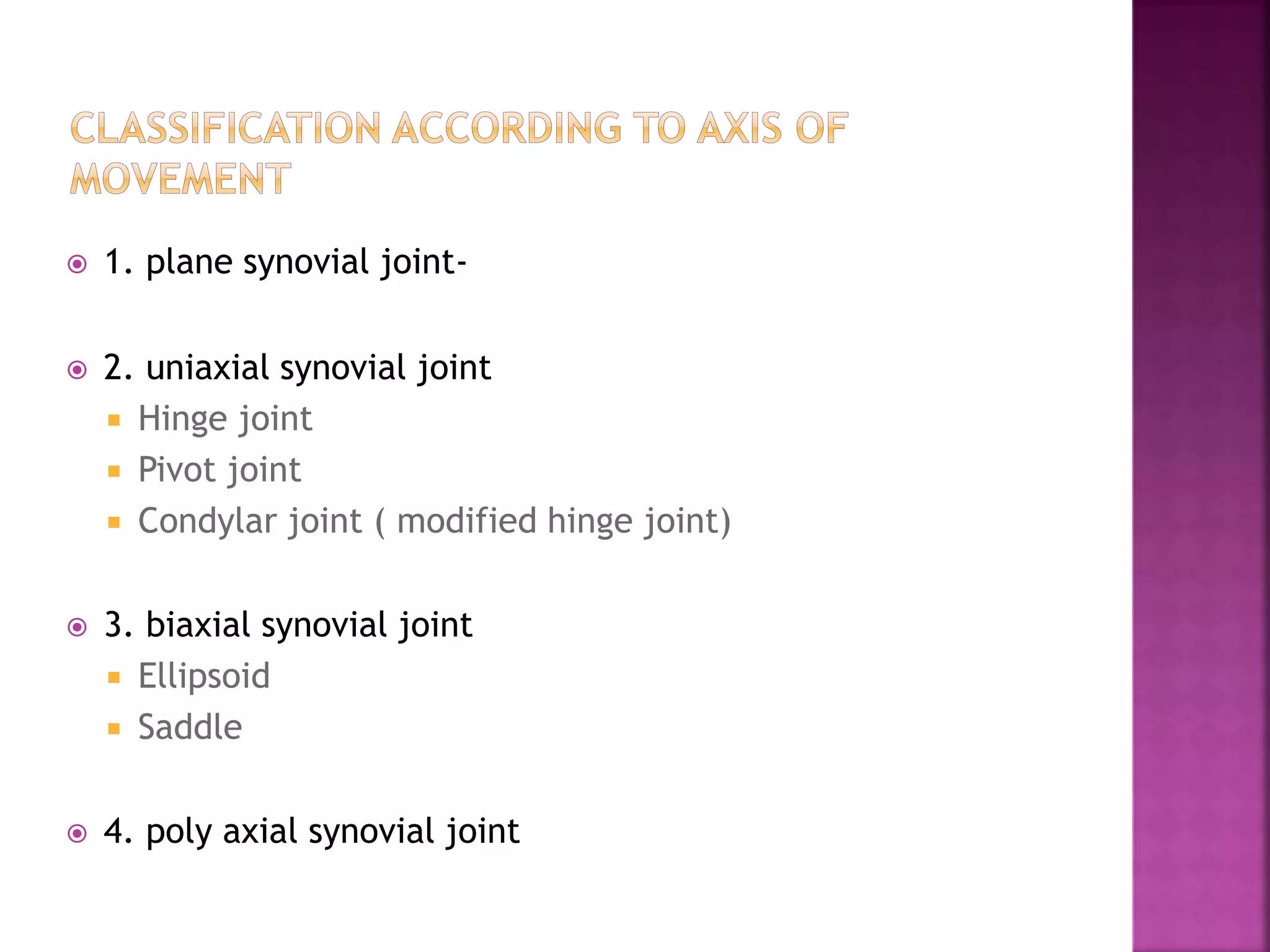Joints anatomy and physiology | PPTX