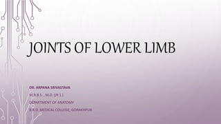 JOINTS OF LOWER LIMB.pptx