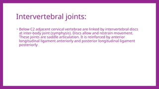 Important Joints of neck region and neck.pptx