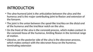 BIOMECHANICS OF JOINTS OF THE ELBOW COMPLEX.pptx