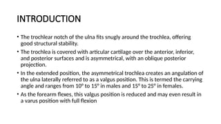 BIOMECHANICS OF JOINTS OF THE ELBOW COMPLEX.pptx