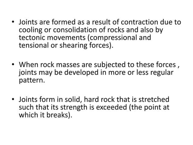 Joints, parts, varieties and clssification | PPT
