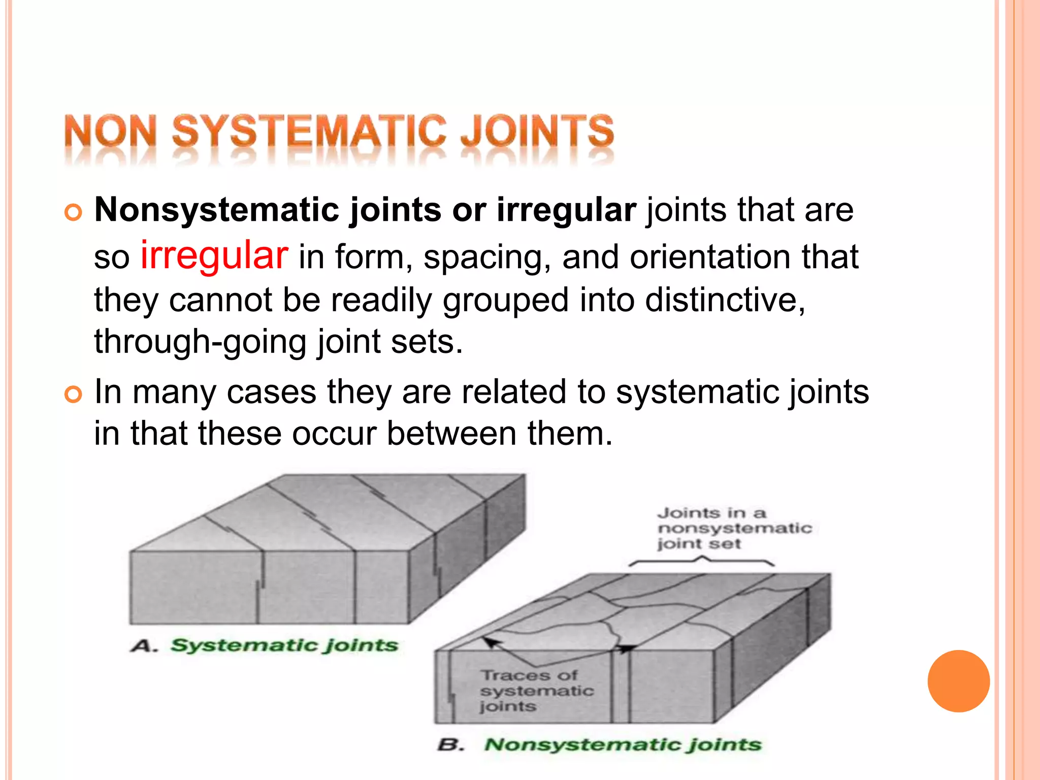 JOINTS - GEOLOGY | PPTX