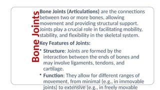 Skeletal System (Joints) First Year B Pharm Semester I | PPTX