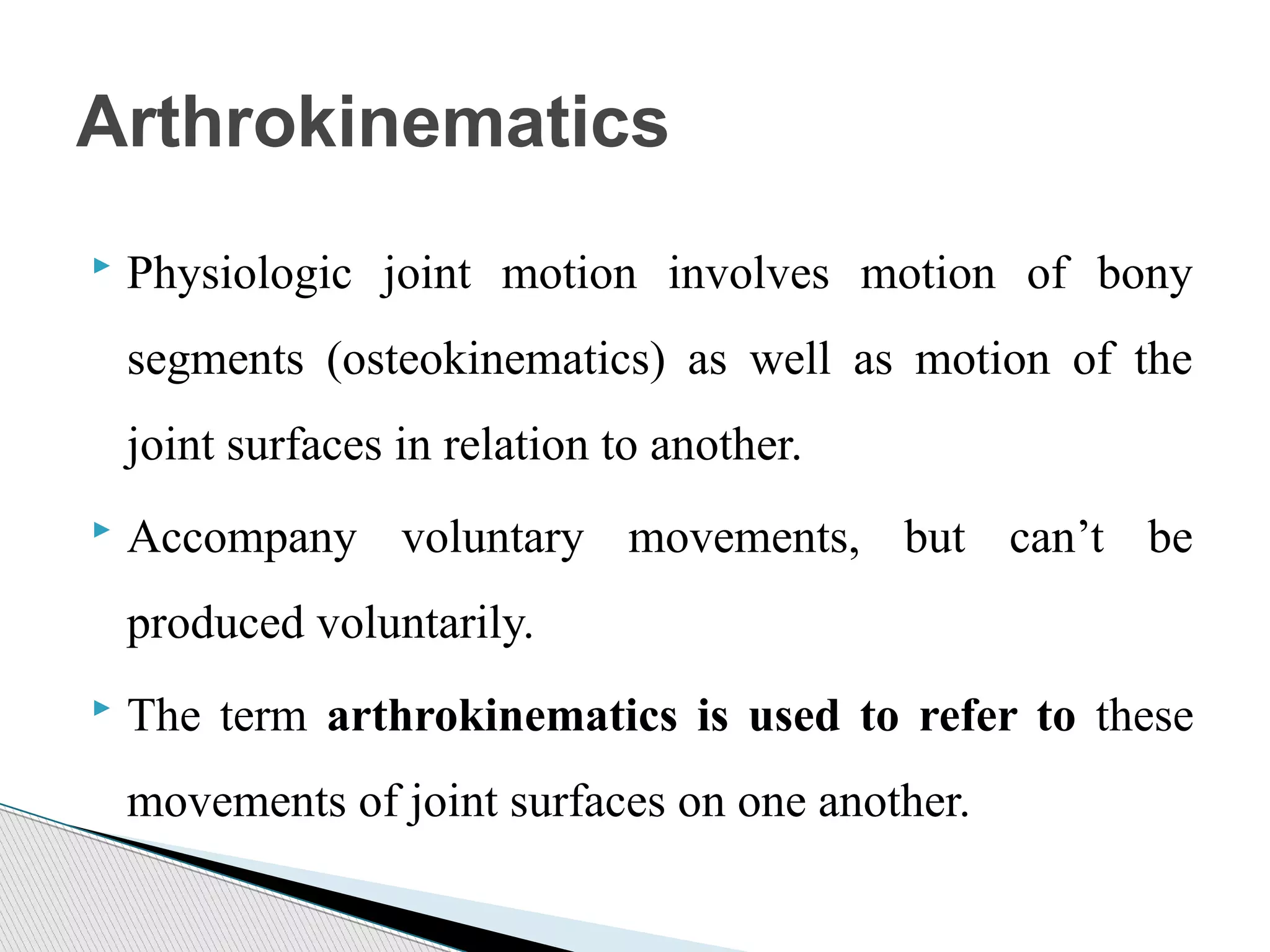 Joint structures and function | PDF