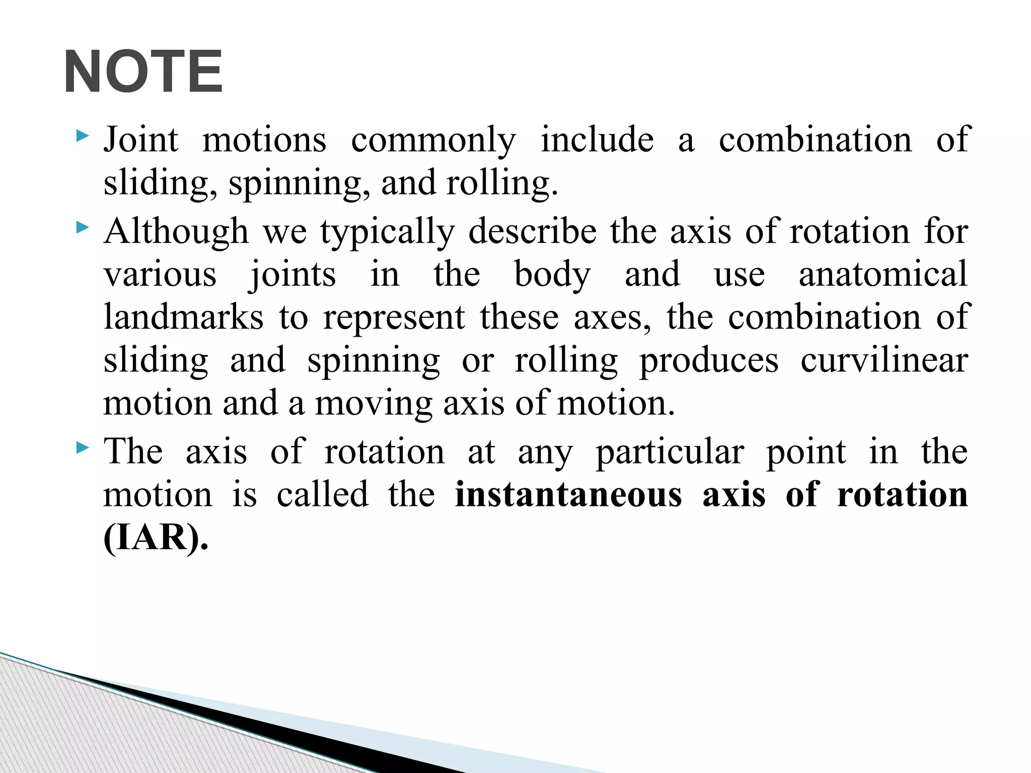 Joint structures and function | PDF