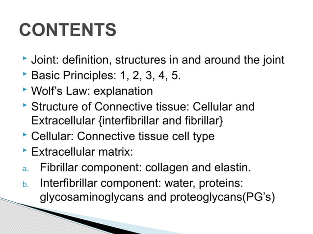 Joint structures and function | PDF