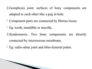 Joint structures and function | PDF