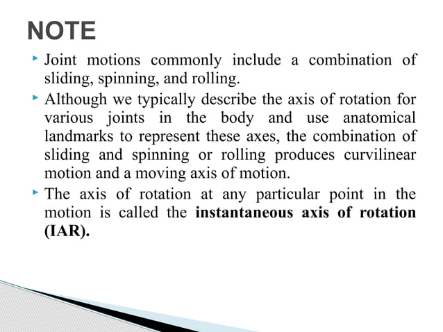 Joint structures and function | PDF