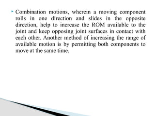 Joint structures and function | PDF