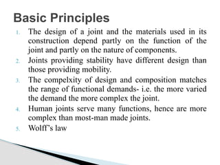 Joint structures and function | PDF