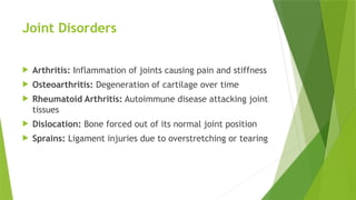 JOINTS, TYPES OF JOINTS AND FUNCTIONS.pptx