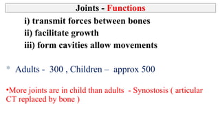 Joints of Upper Limb - Bones, Ligaments, Nerve supply & Movements | PPT