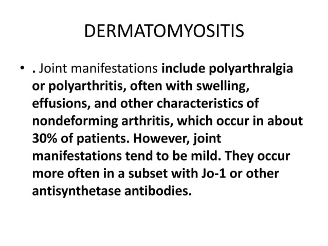 Joint Syndrome Differential Diagnosis Between Scleroderma Dermatomyositis N Sle By Daniel