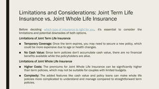 Joint Term Life Insurance vs Joint Whole Life Insurance.pptx