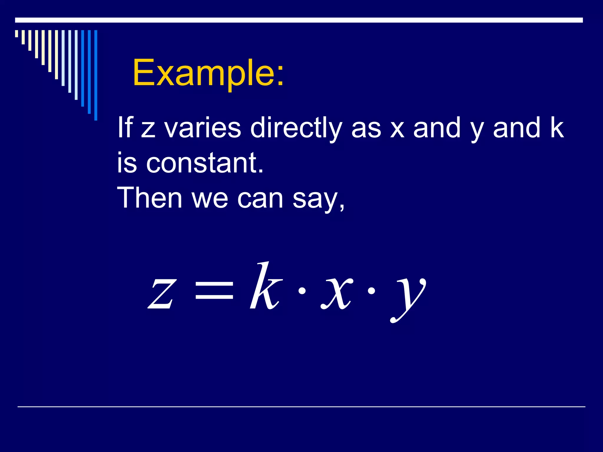 Joint variation | PPT