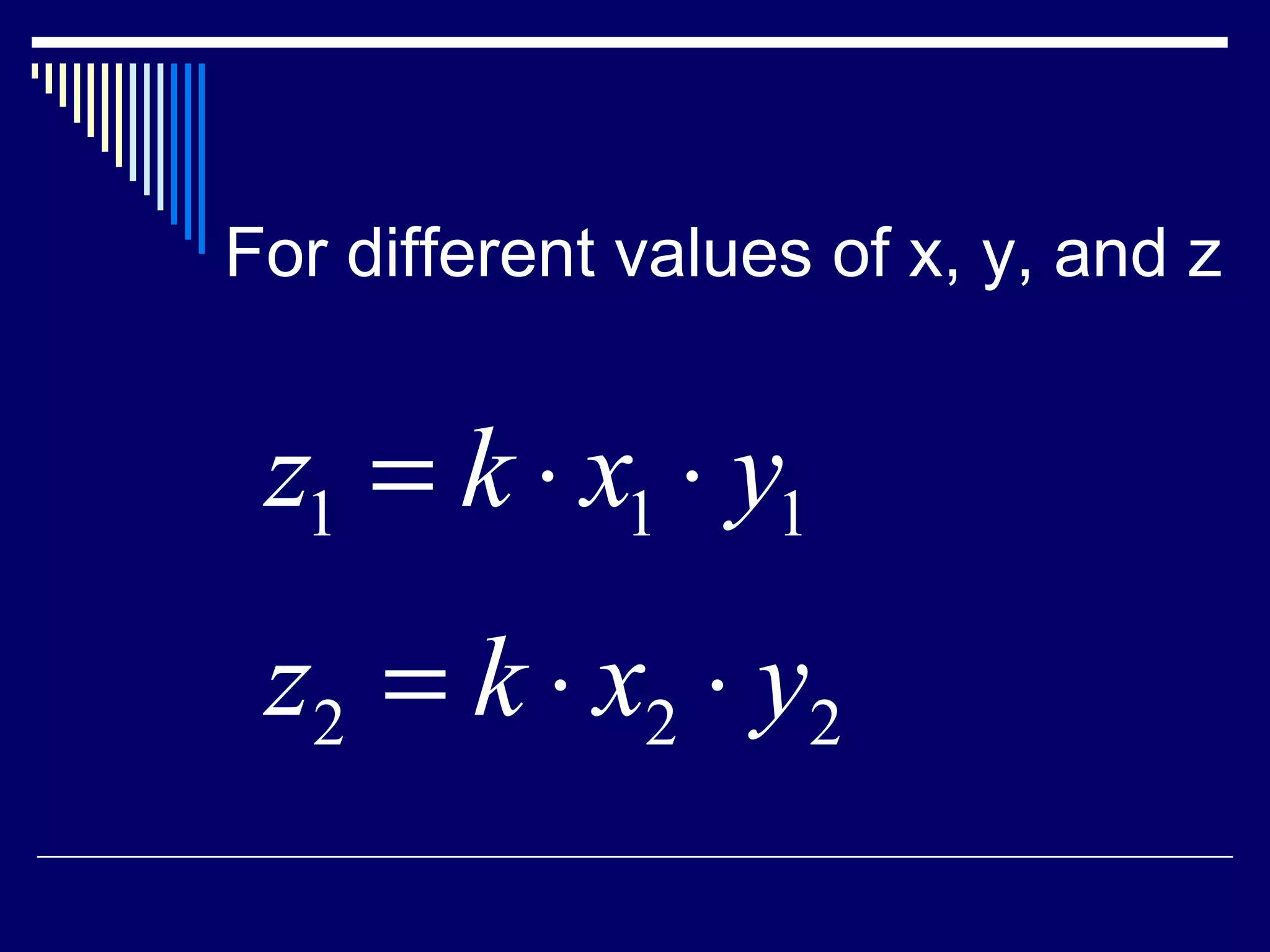 Joint variation | PPT