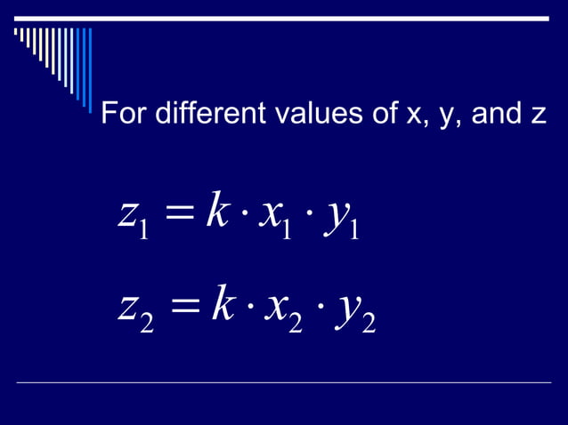 Joint variation | PPT