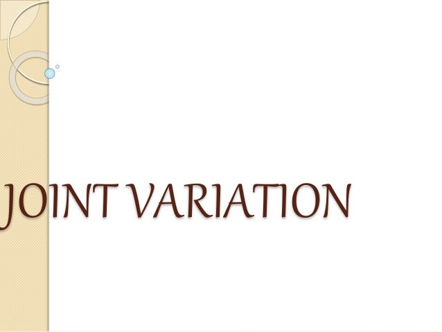 Joint variation
