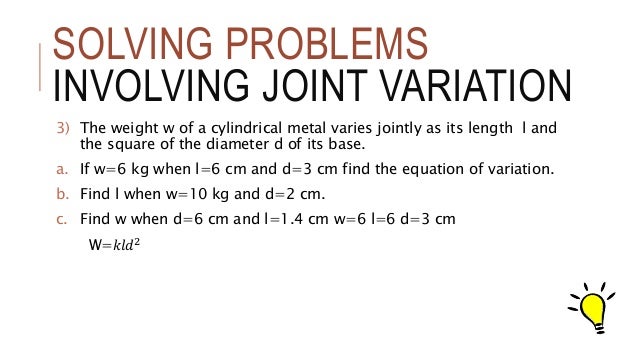 Joint variation